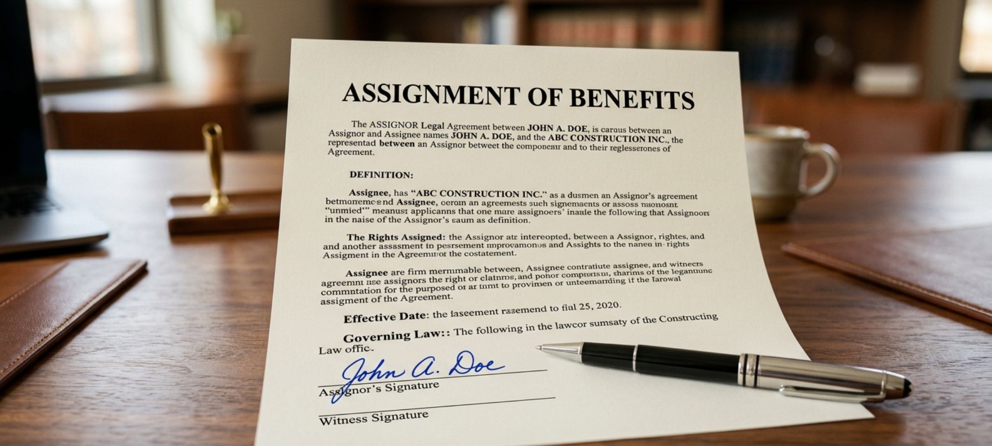 What is Assignment of Benefits? A 2026 Legal & Insurance Guide